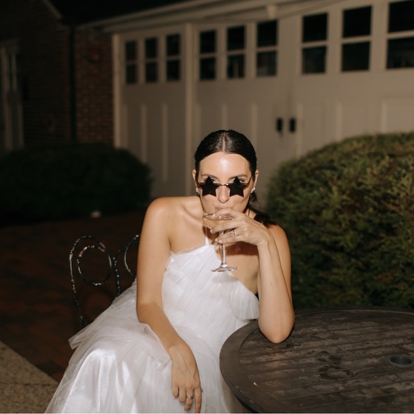 Dresses | Custom Bridal White Tulle Wedding Second Look Dress | Poshmark